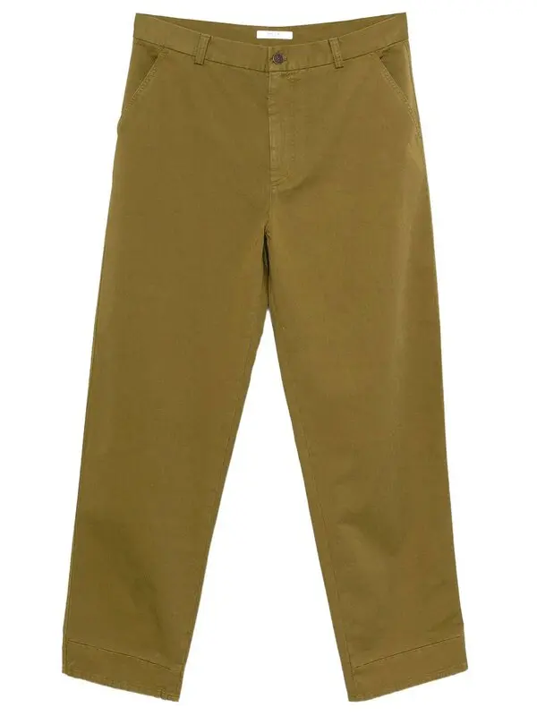 CELLAR DOOR Fadi Straight-leg Trousers - Green