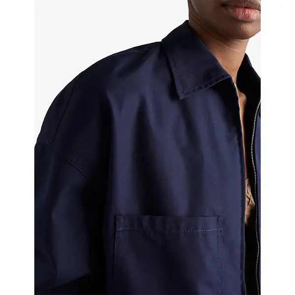 Prada Cropped Poplin Blouson Jacket