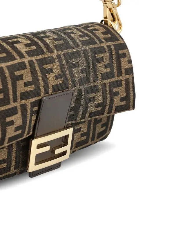 Fendi Baguette Medium Ff Jacquard Bag
