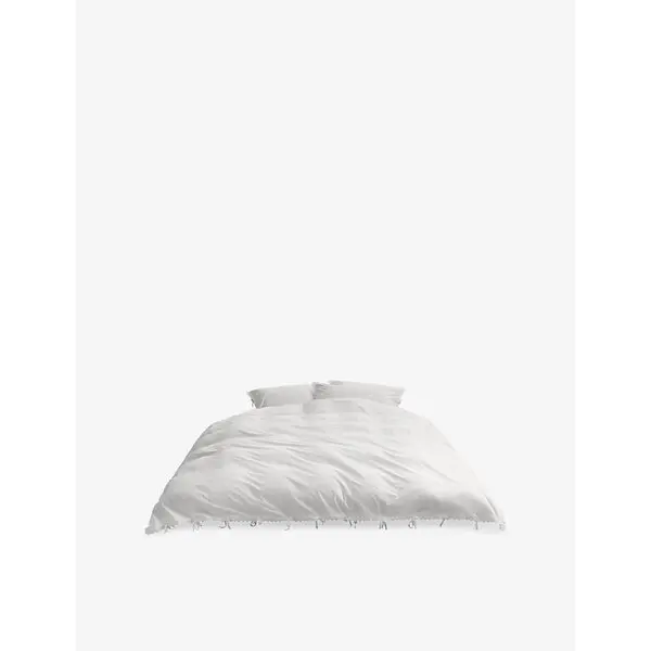 TEKLA Anais Cotton Duvet Cover - Broken White