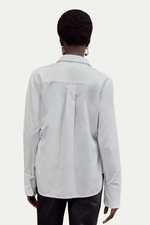 Karen Millen Cotton Woven Buttoned Shirt