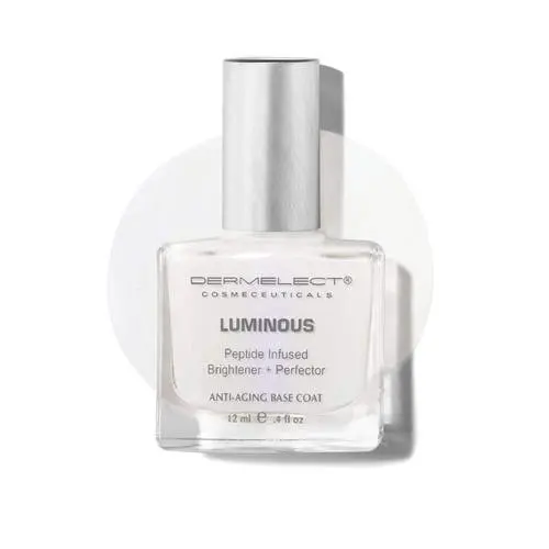 DERMELECT Luminous Brightener + Perfector Base Coat - White