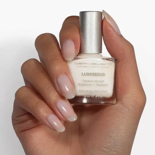 DERMELECT Luminous Brightener + Perfector Base Coat - White