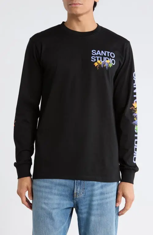 SANTO STUDIO X Luke Rockhold Timing Long Sleeve Graphic T-shirt