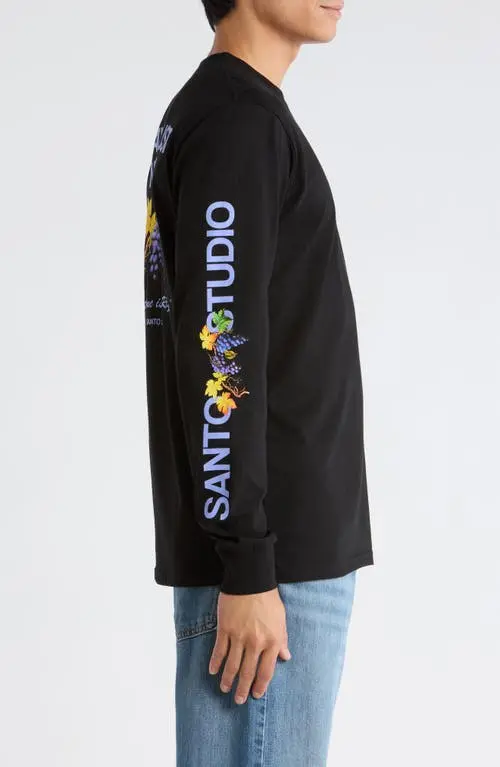 SANTO STUDIO X Luke Rockhold Timing Long Sleeve Graphic T-shirt