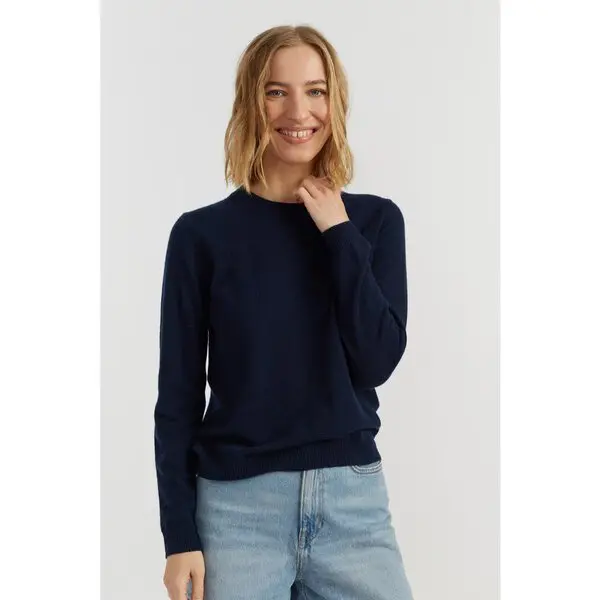 Chinti & Parker Air Cashmere Sweater - Navy