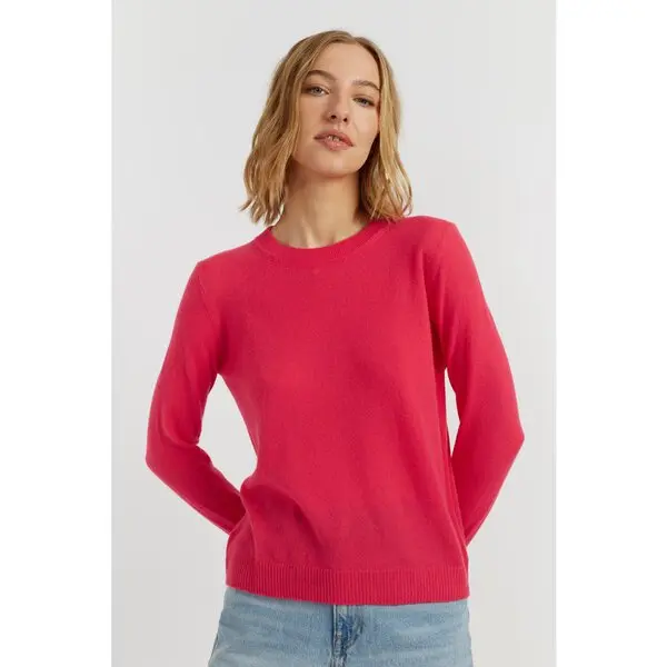 Chinti & Parker Air Cashmere Sweater - Water Melon Pink