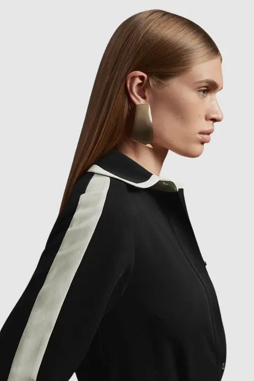 Karen Millen Colour Block Twill Woven Shirt