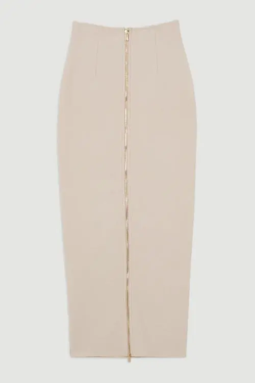 Karen Millen Figure Form Zip Maxi Skirt