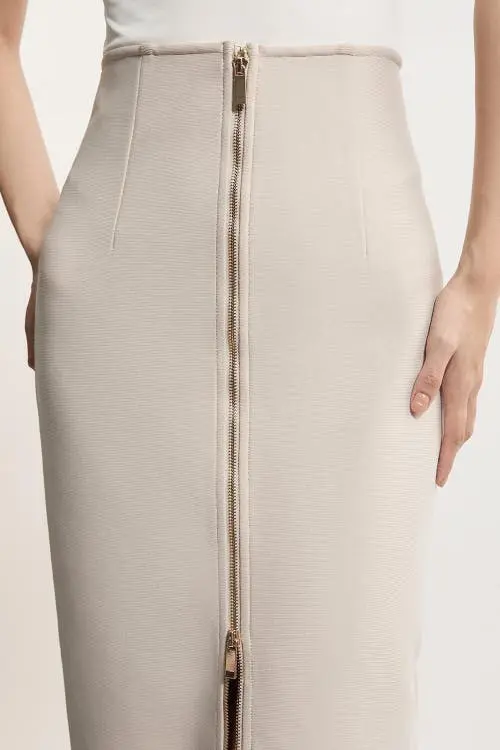 Karen Millen Figure Form Zip Maxi Skirt