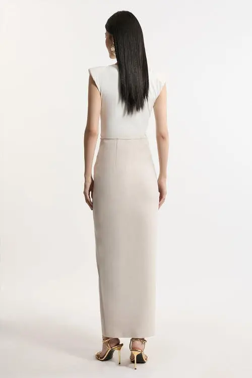 Karen Millen Figure Form Zip Maxi Skirt