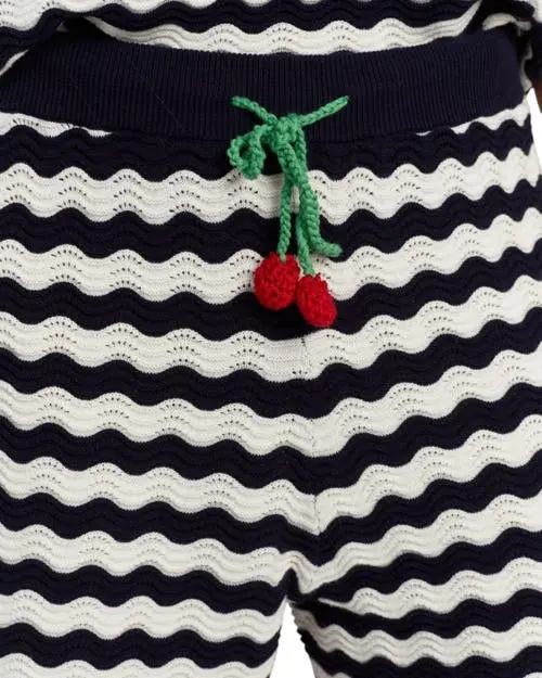 Chinti & Parker Cotton Crochet Shorts