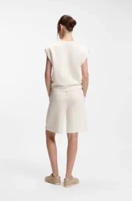 BOSS Relaxed Fit Stretch-jersey Shorts