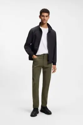 BOSS Porsche X Tapered-fit Stretch Denim Pants
