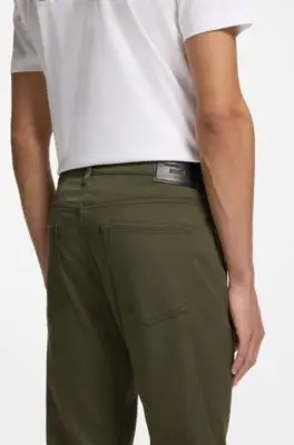 BOSS Porsche X Tapered-fit Stretch Denim Pants
