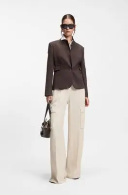BOSS Slim-fit Notched Lapel Blazer