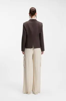 BOSS Slim-fit Notched Lapel Blazer