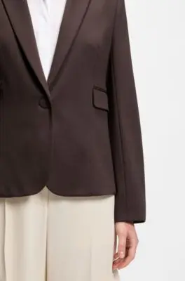 BOSS Slim-fit Notched Lapel Blazer