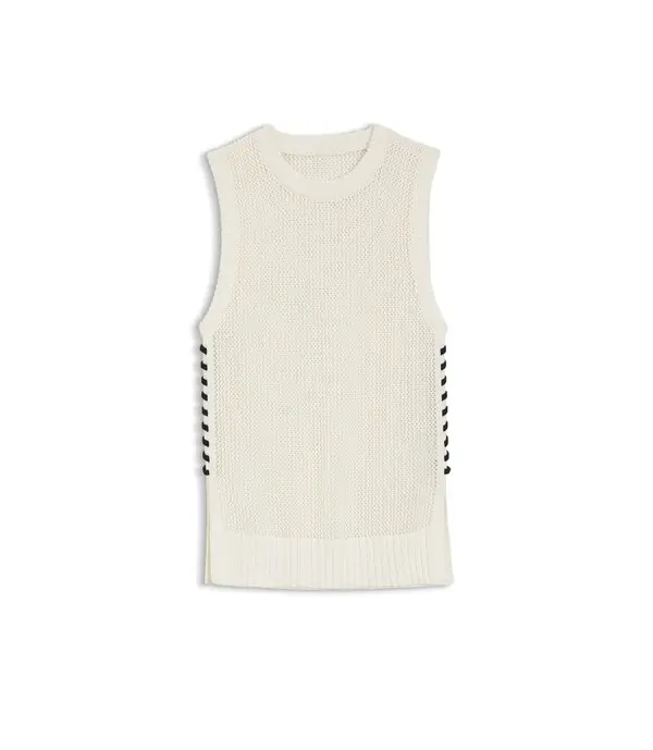 BOSS Mesh-structure Cotton Top