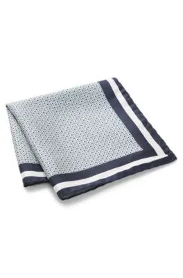 BOSS Hand-made Pocket Square In Silk