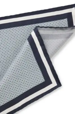 BOSS Hand-made Pocket Square In Silk
