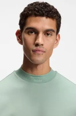 BOSS Porsche X Relaxed-fit T-shirt With Logo Collar