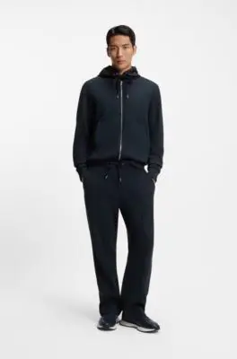BOSS Hooded Zip-up Sweatshirt