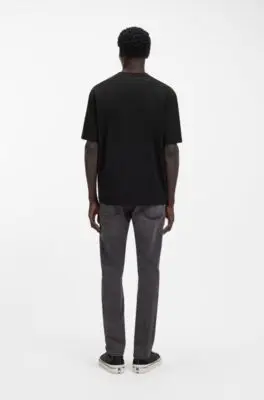 Hugo Logo-artwork T-shirt In Cotton Jersey