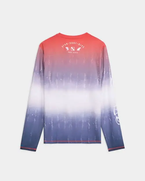 SALT LIFE Long Sleeve Crewneck Tee With Graphic Print