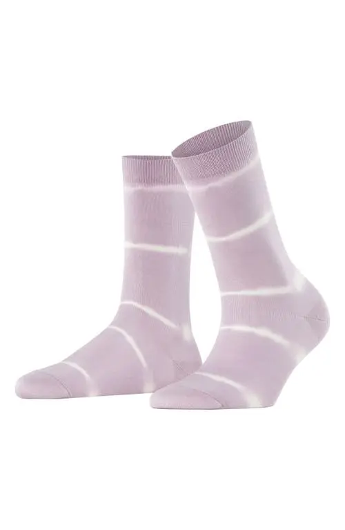 Falke Wave Bond Organic Cotton Blend Crew Socks - Misty Lila