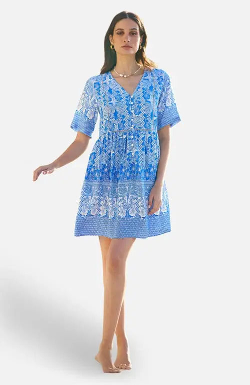 YUMI Palm Relaxed Dress