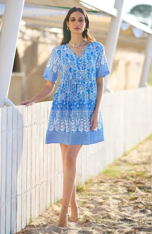 YUMI Palm Relaxed Dress