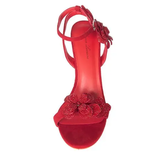 LAUREN LORRAINE Fiona Sandal - Red