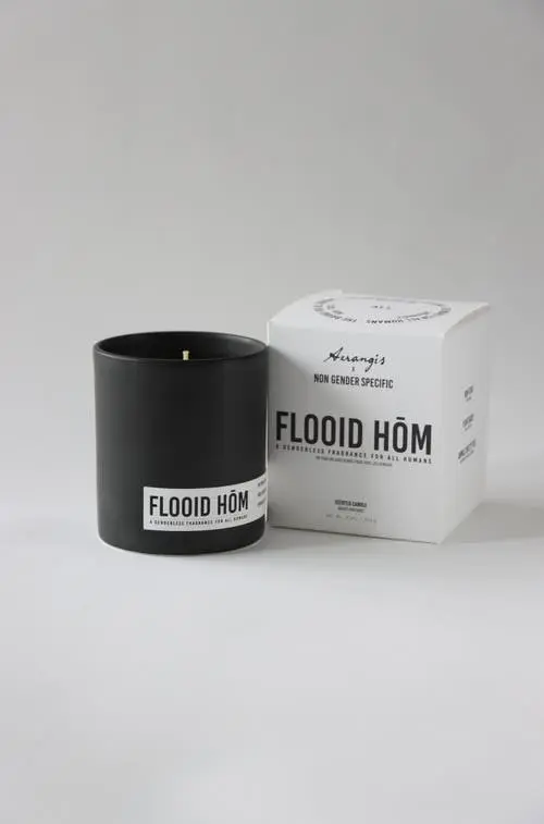 AERANGIS X Non Gender Specific Flooid Home Scented Candle - Black