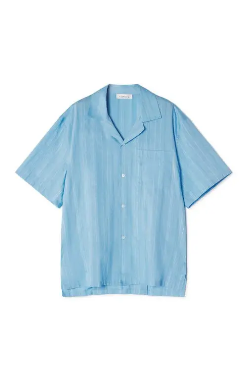 LANVIN Textured Shirt In Cotton And Silk