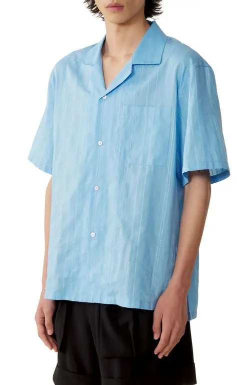 LANVIN Textured Shirt In Cotton And Silk