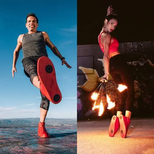 FUEGO High-top Sneakers - Red