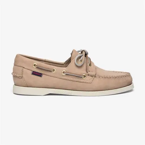 SEBAGO Portland Nubuck Boat Shoes - Beige Camel