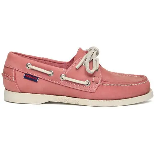 SEBAGO Portland Nubuck Boat Shoes - Pink-white