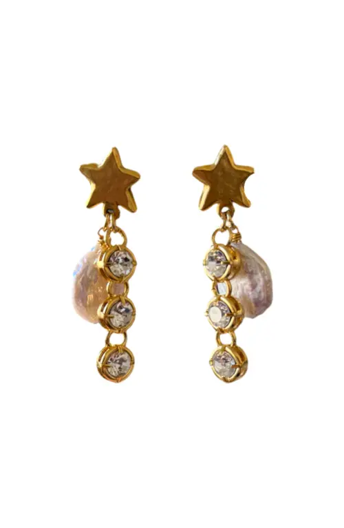 SCCOLLECTION Ziggy Dangle Earrings - Gold