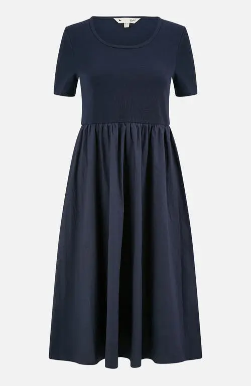YUMI Jersey Top And Cotton Midi Dress
