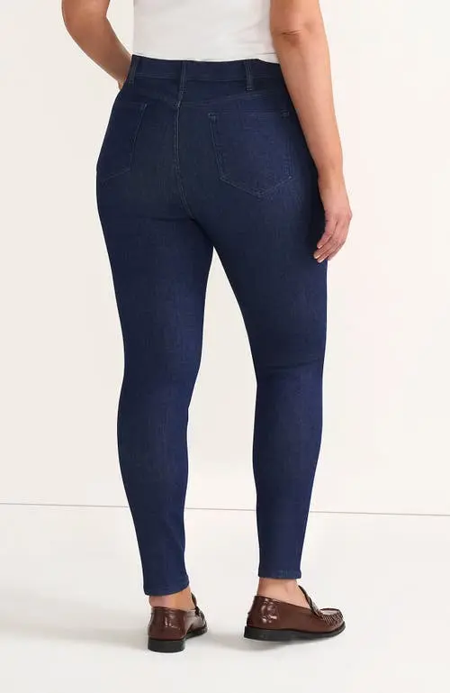 LANDS' END High-rise Adaptive Lycra Skinny Jeans