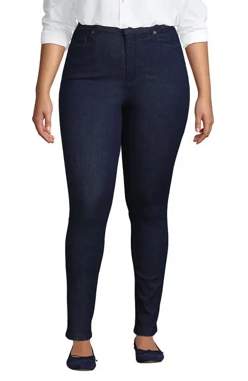 LANDS' END High-rise Adaptive Lycra Skinny Jeans