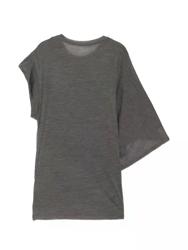 LESS Asymmetric Short Sleeve Top