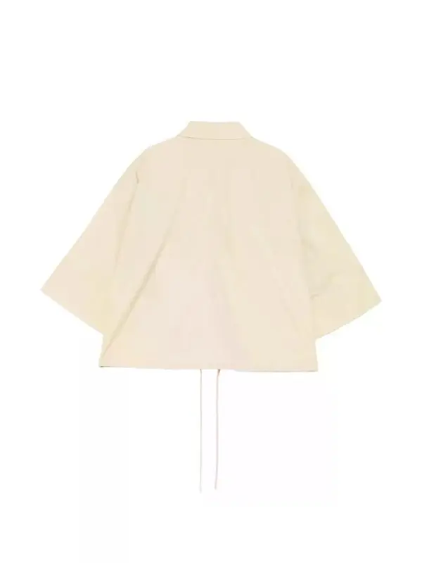 LESS Cropped Poplin Shirt