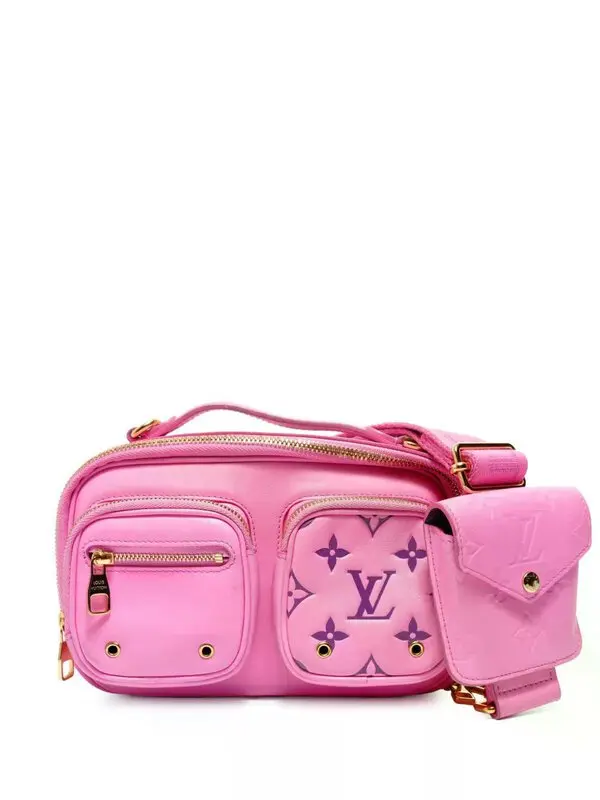 LOUIS VUITTON 2021-2025 Utility Monogram Shoulder Bag - Pink