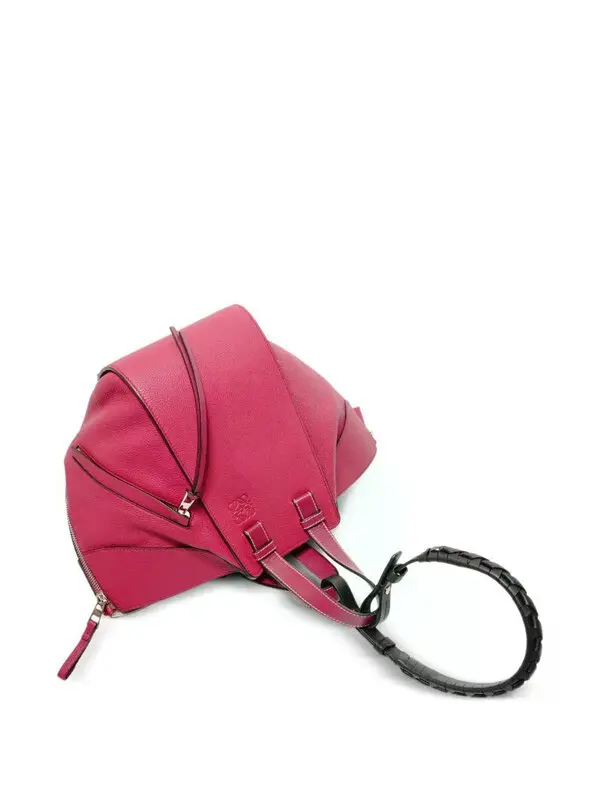 Loewe Large Hammock Leather Tote Bag - Pink