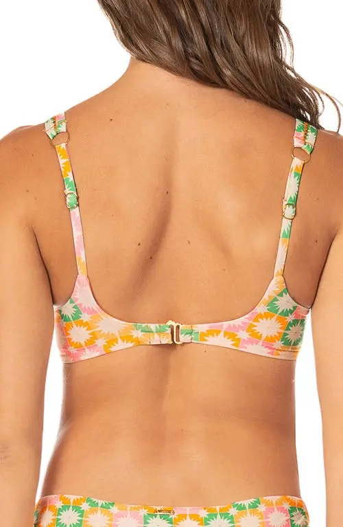 MAAJI Nalai Tropical Tiles Reversible Bikini Top