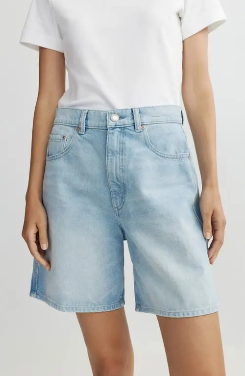 DL1961 Taylor High-waisted Relaxed Denim Shorts - Prairie