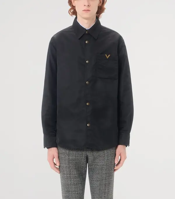 Valentino Garavani Technical Vgold Overshirt